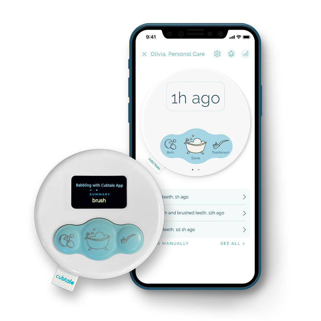 Smart Bath & Toothbrush Tracker - Personal Care Cub – Cubtale